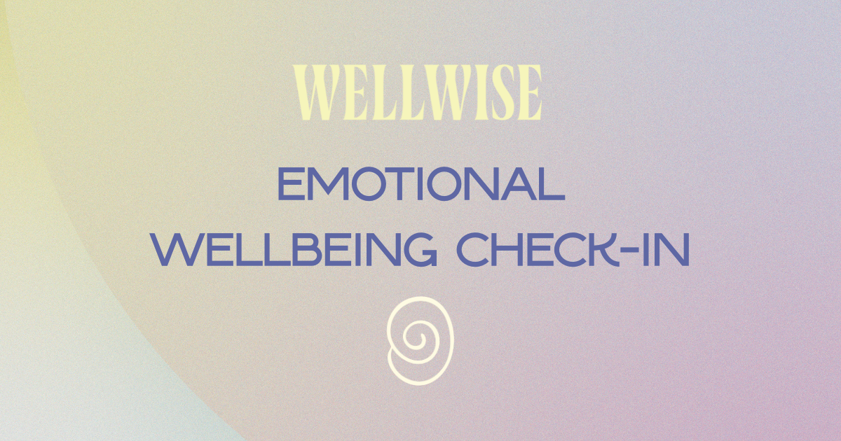 Emotional Wellbeing Check-In | WellWise